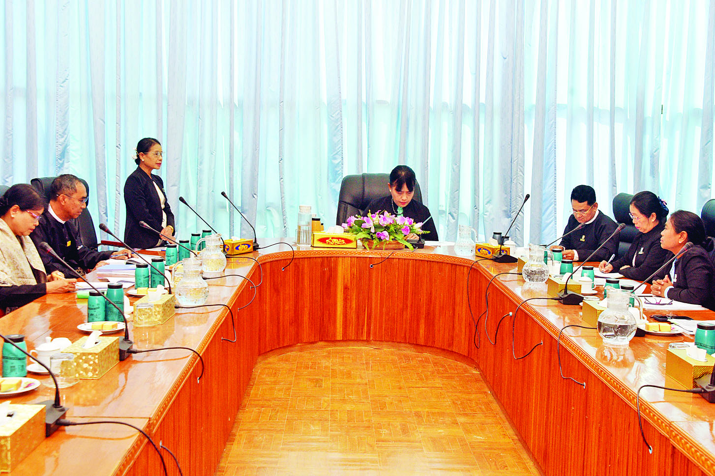 တရားစီရင်ရေးဆိုင်ရာလုပ်ငန်းများ လျင်မြန်စေရေးအတွက် တရားသူကြီးများ နေ့စဉ ...