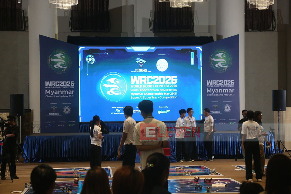 Robot Camp Myanmar 2026 နှင့် World Robot Contest (WRC 2026) စက်ရုပ်ပ ...